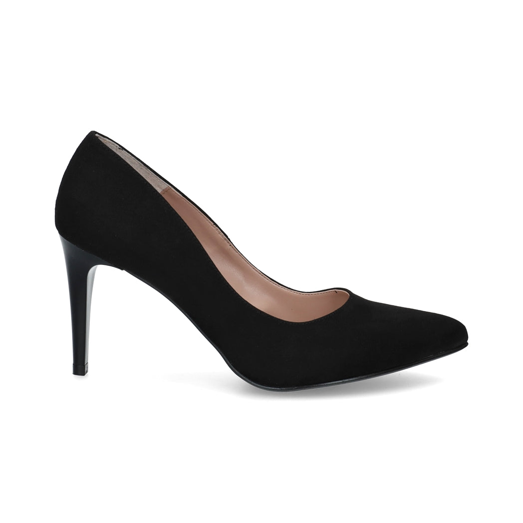 Shadow Chic 38cm Heels - Stylish & Comfortable Faux Suede Leather Pumps ...